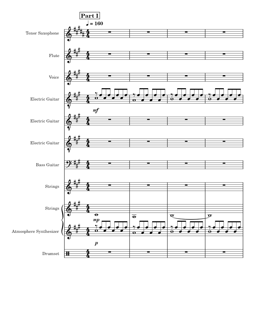 Paramore - Part I & II Sheet music for Vocals, Flute, Saxophone tenor ...