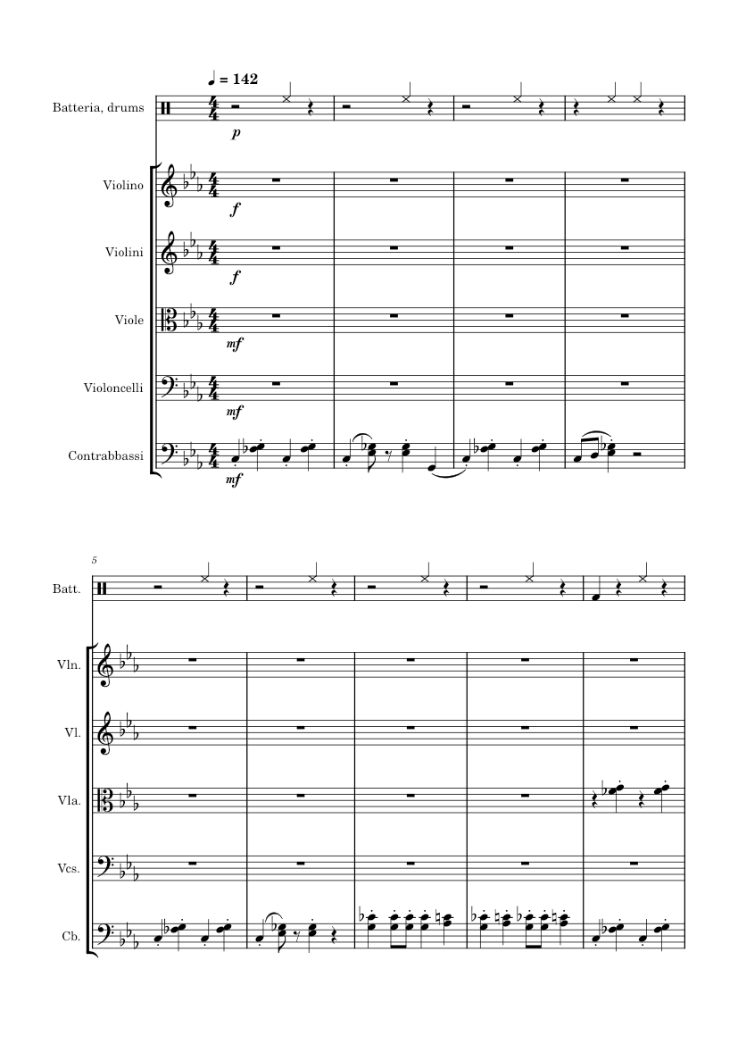 Grunty Industries – Grant Kirkhope Sheet music for Violin, Drum group, Strings group (String ...