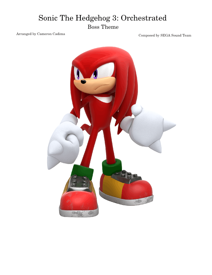 Boss Theme - Sonic The Hedgehog 3: Orchestrated Sheet music for Piano ...