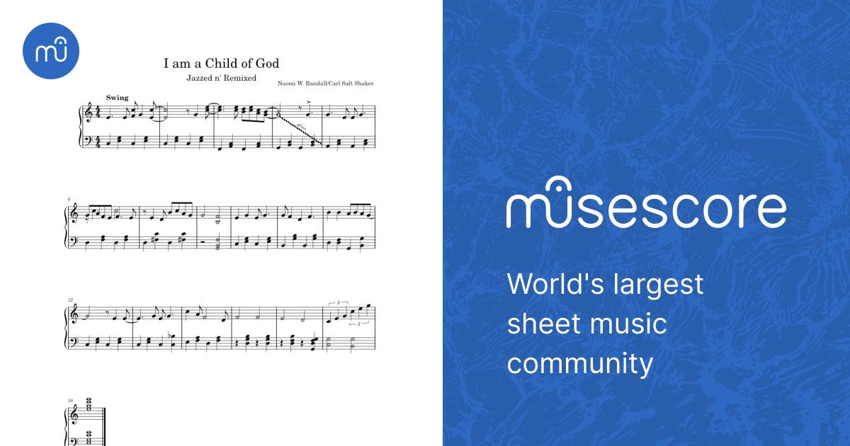 I am a Child of God Sheet music for Piano (Piano Four Hand) Easy ...