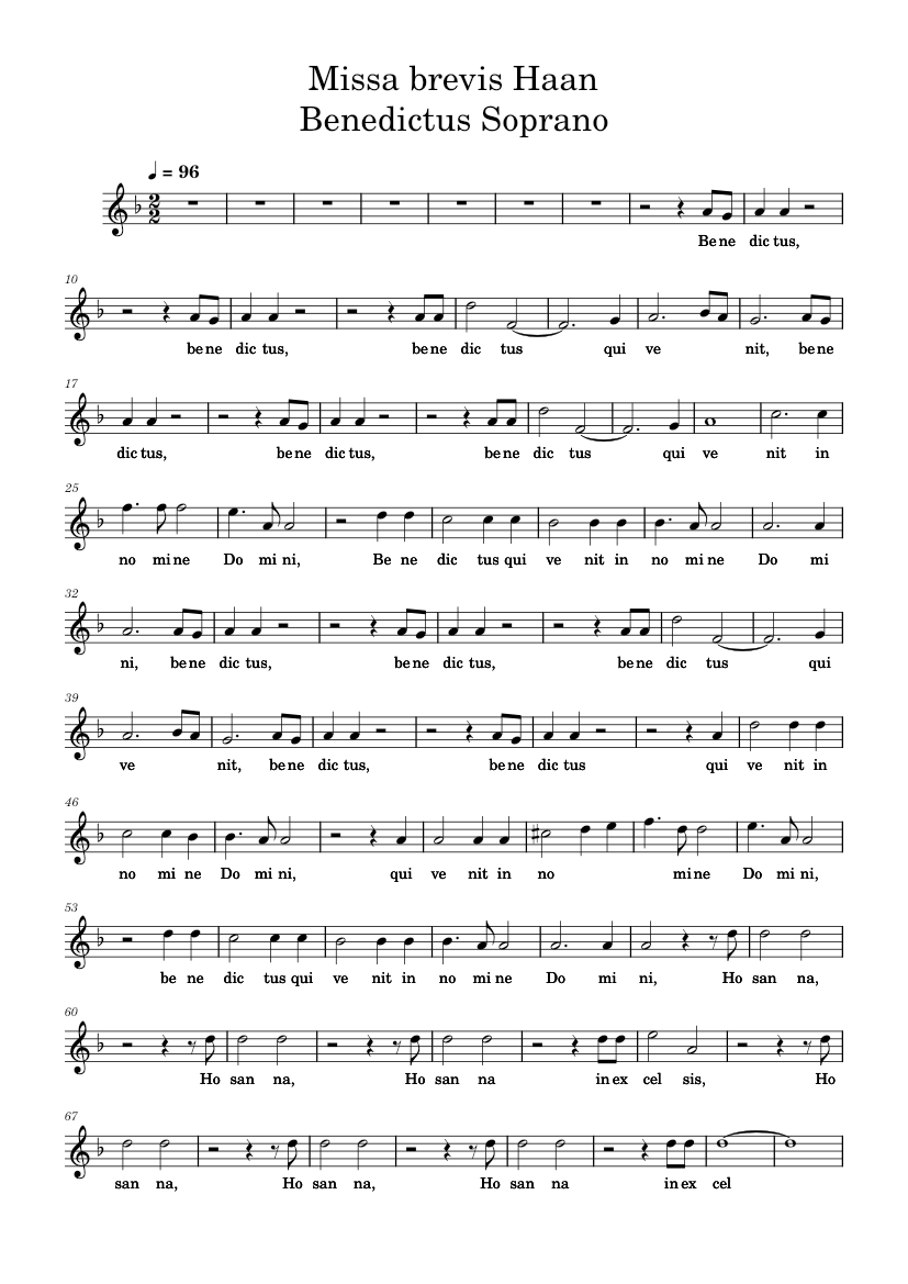 Missa brevis – Jacob De haan 5-J.de Hannn-Missa Brevis-Benedictus ...