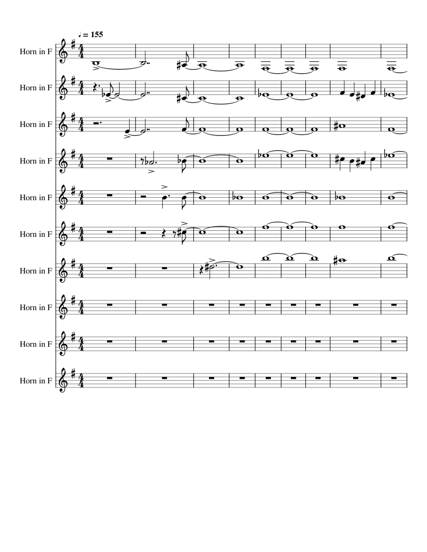 Untitled-02 Sheet music for French Horn (Brass Ensemble) | Musescore.com
