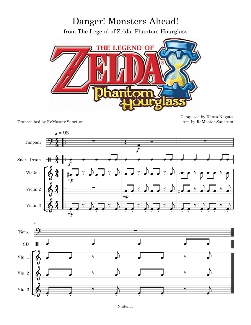 Danger! Monsters Ahead! - The Legend of Zelda: Phantom Hourglass ...