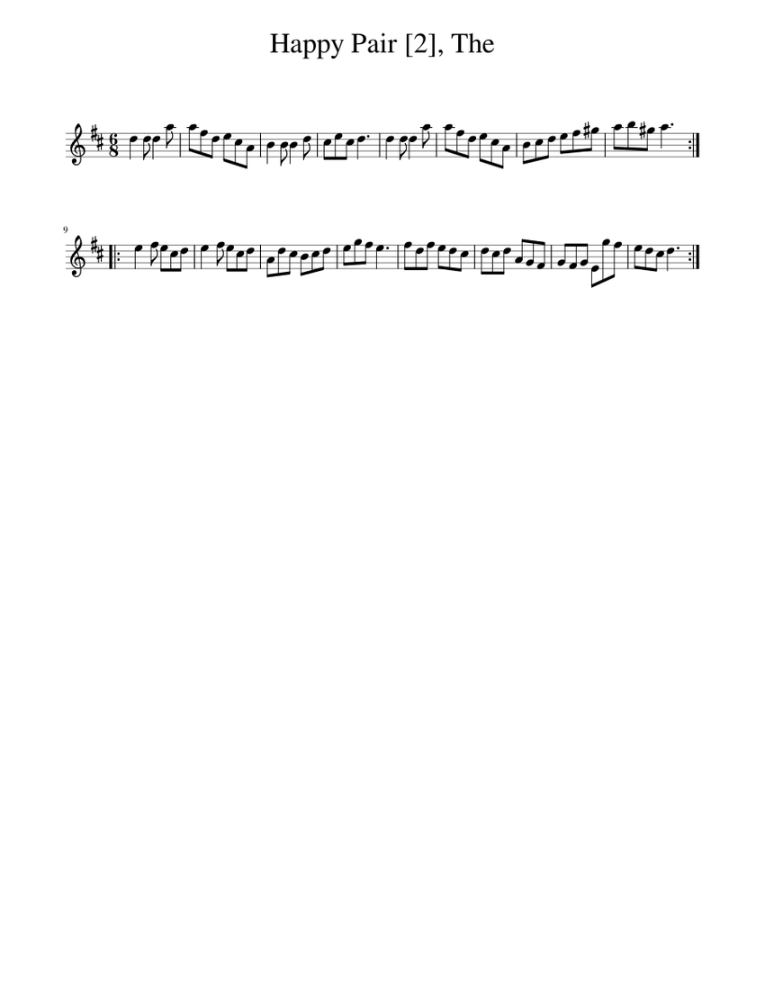 The Happy Pair Sheet music for Piano (Solo) | Musescore.com