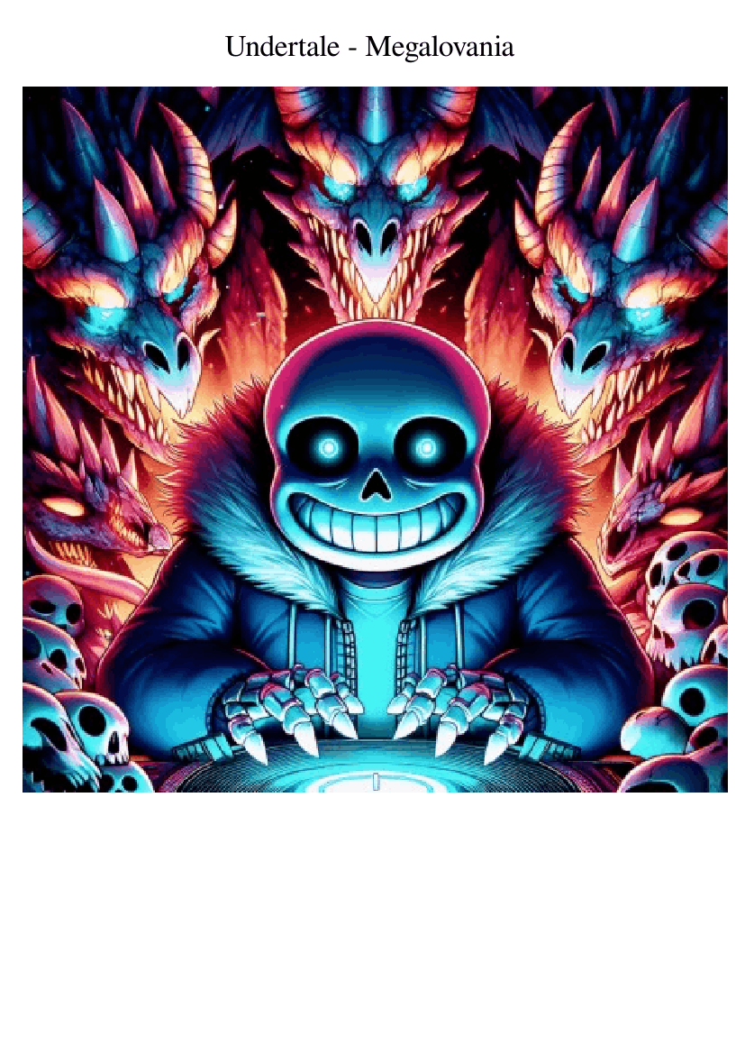 Megalovania – Toby Fox Sheet Music for Piano (Solo) | MuseScore.com