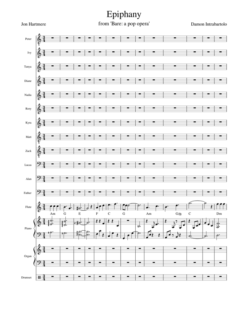Epiphany Sheet music for Piano, Organ, Flute, Bassoon & more ...