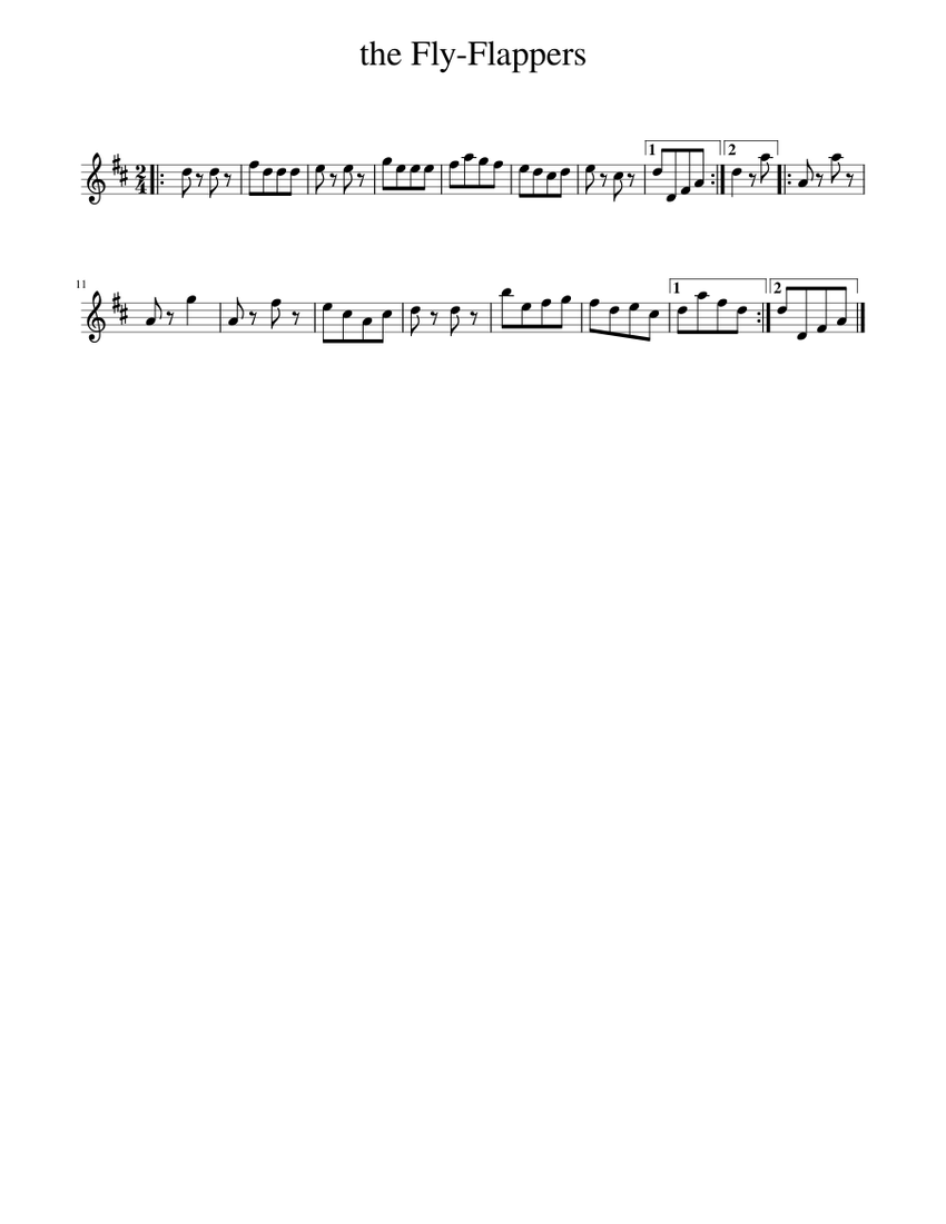 the Fly-Flappers Sheet music for Piano (Solo) | Musescore.com