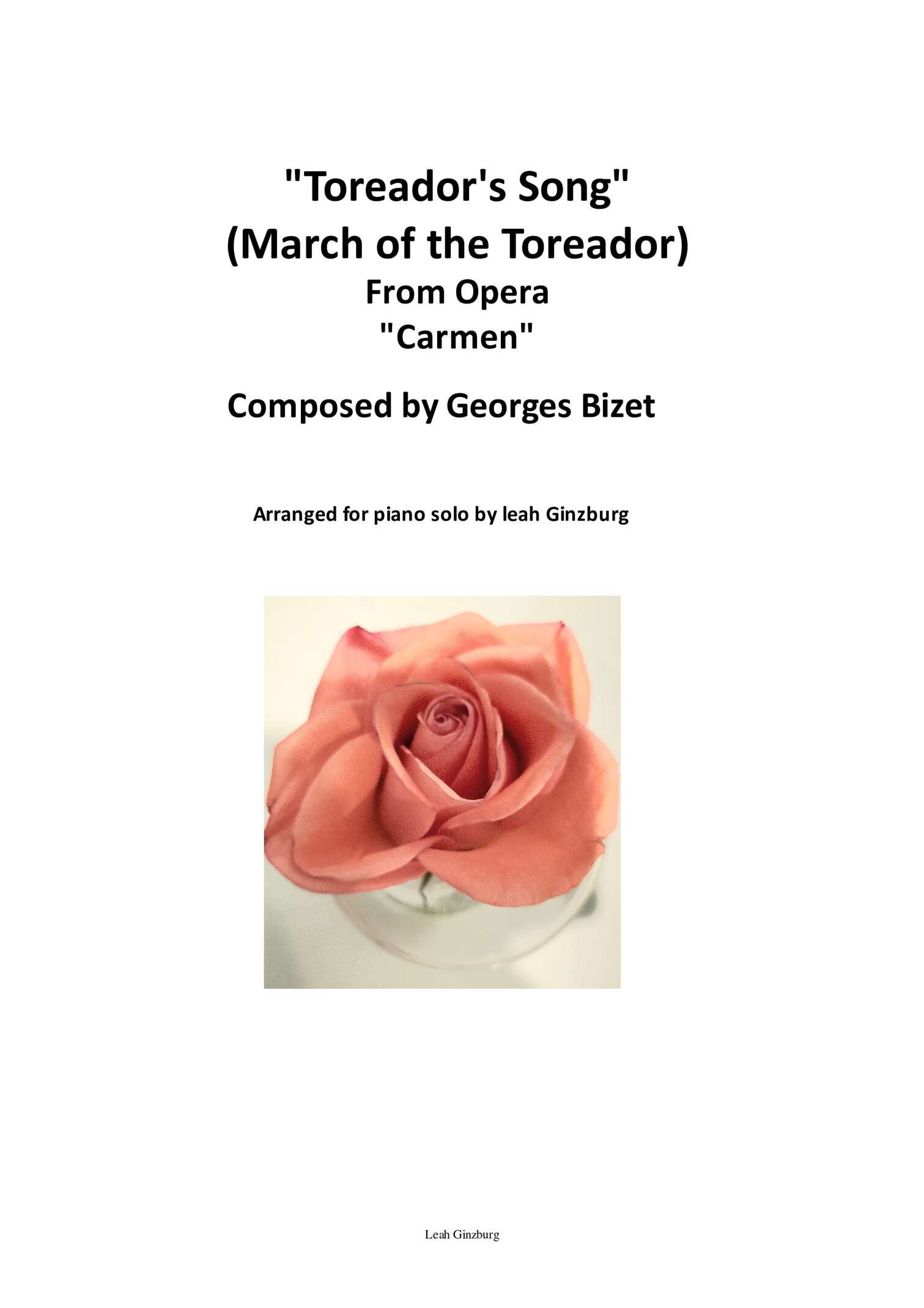 Play Official version of Carmen - march of the toreadors Sheet Music by ...