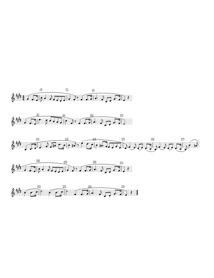 1.8.3 Mendelssohn Song without words Op. 30 No.3 Sheet music for Piano ...