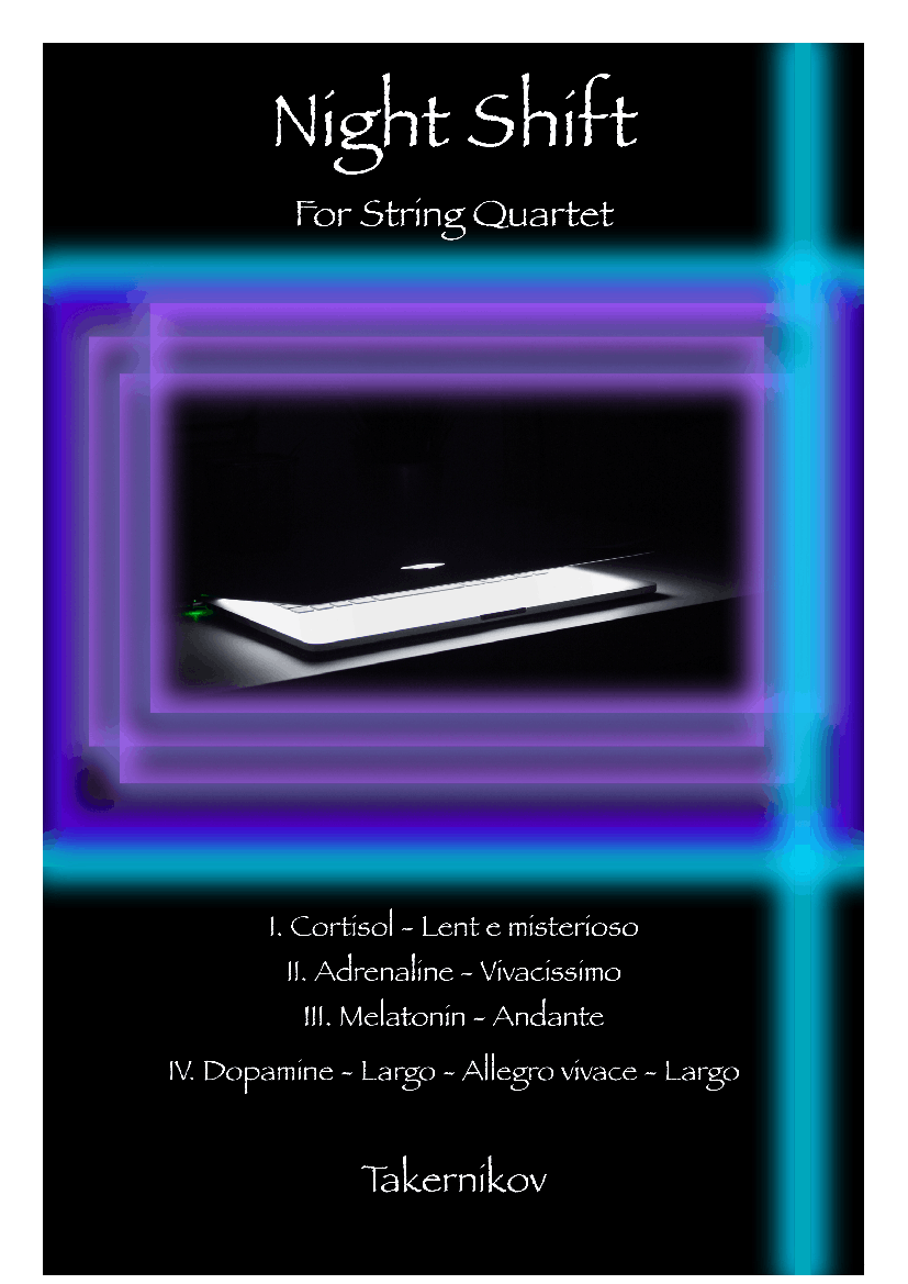 🎧🎻4️⃣"[Audio updated]Night Shift" for String Quartet - Original ...