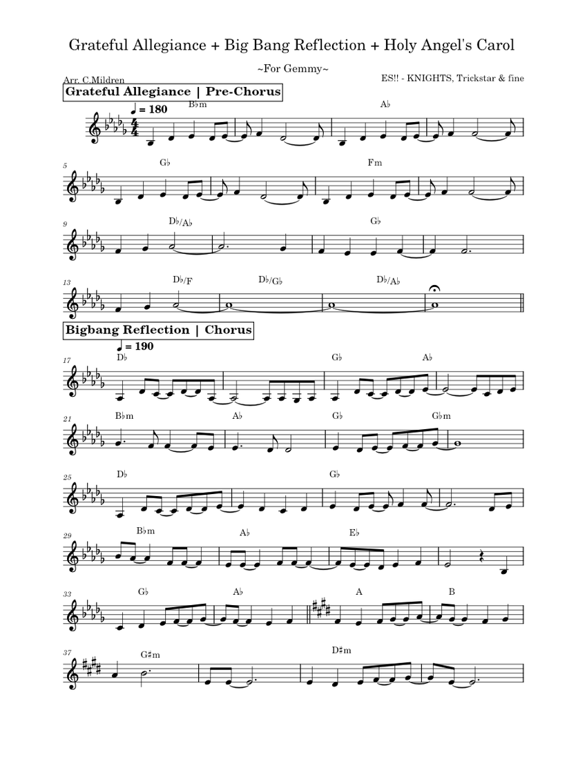 Enstars Medley (Grateful Allegiance, Bigbang Reflection, Holy Angel's ...