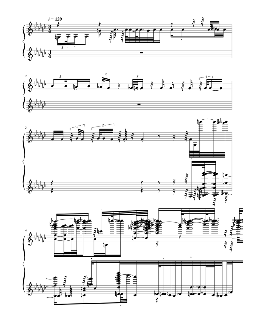 HARDEST POSSIBLE PIANO SOLO Sheet music for Piano (Solo) | Musescore.com