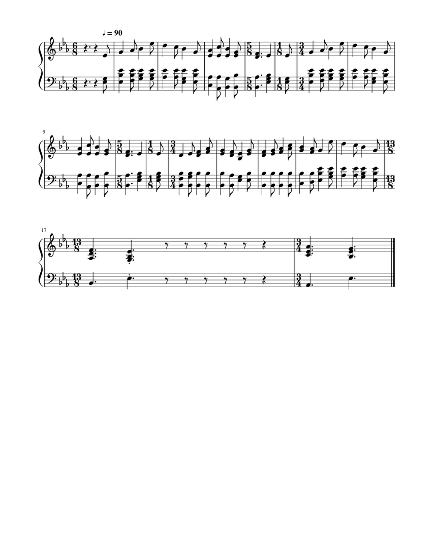 Kom, Huldaste Förbarmare - Fredrik Gabriel Hedberg Sheet music for ...