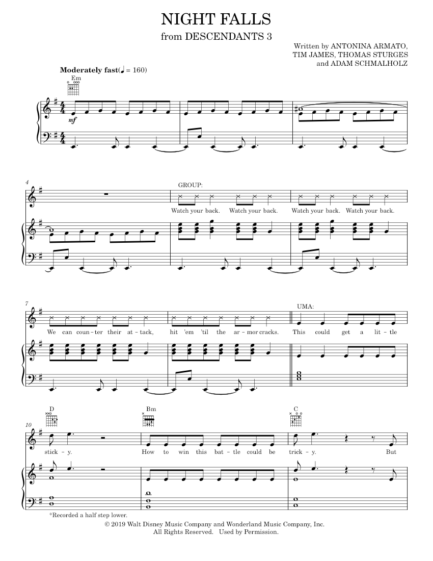 Play Official version of Night Falls (from Disney's Descendants 3 ...