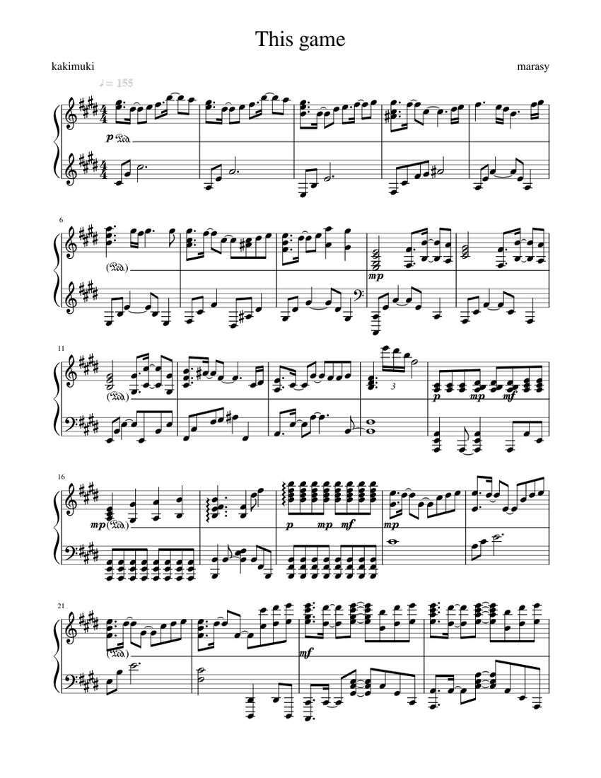 This game - piano tutorial