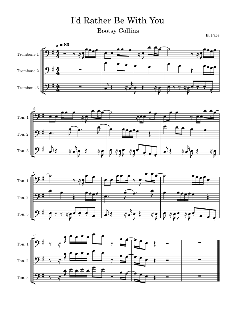 I'd Rather Be With You - piano tutorial