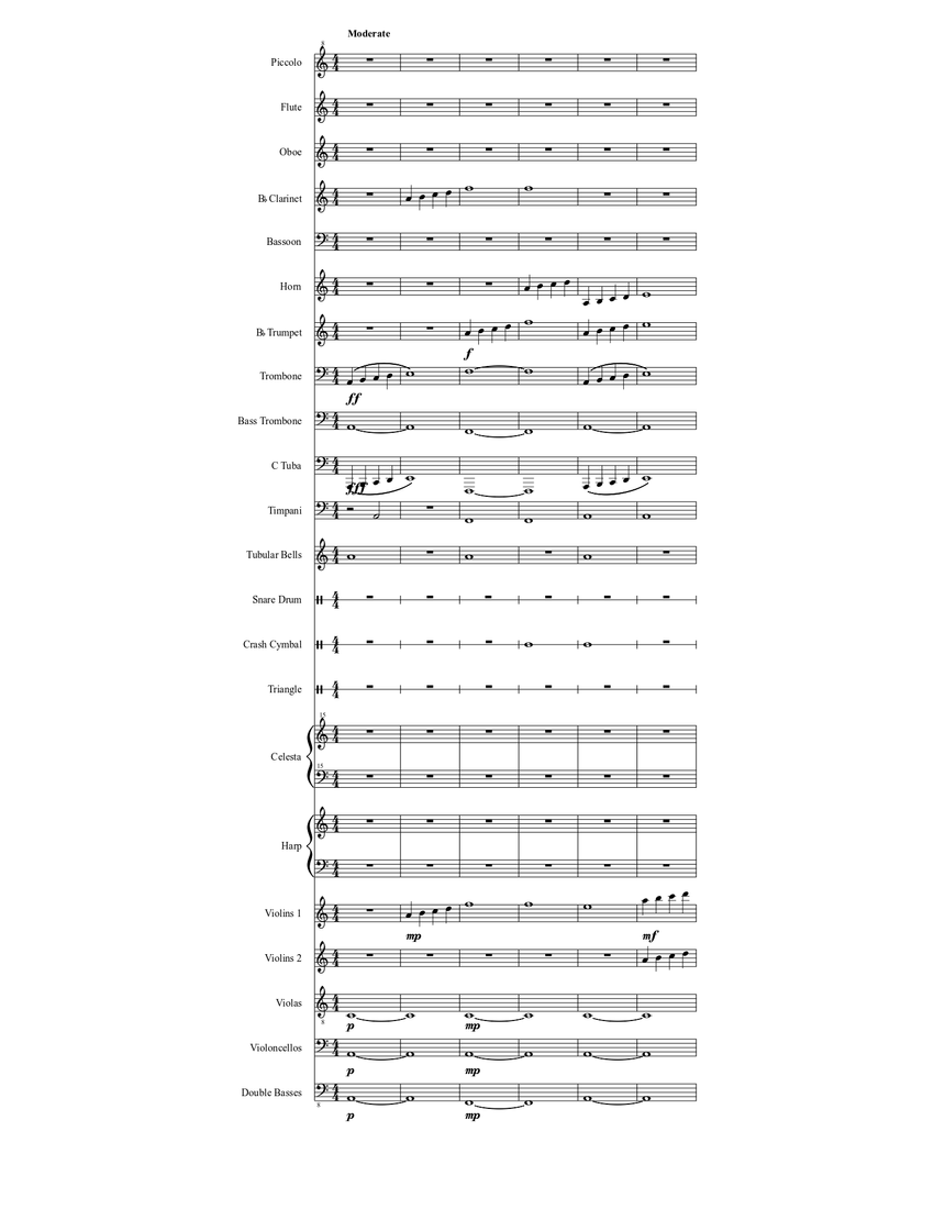 Epic Sheet music for Trombone, Flute, Tuba, Oboe & more instruments ...