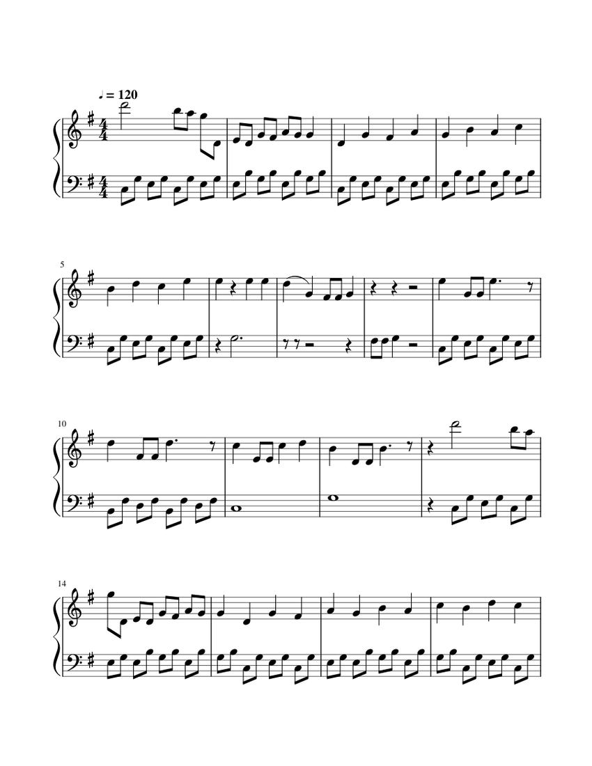 Mon Amour Beta - piano tutorial