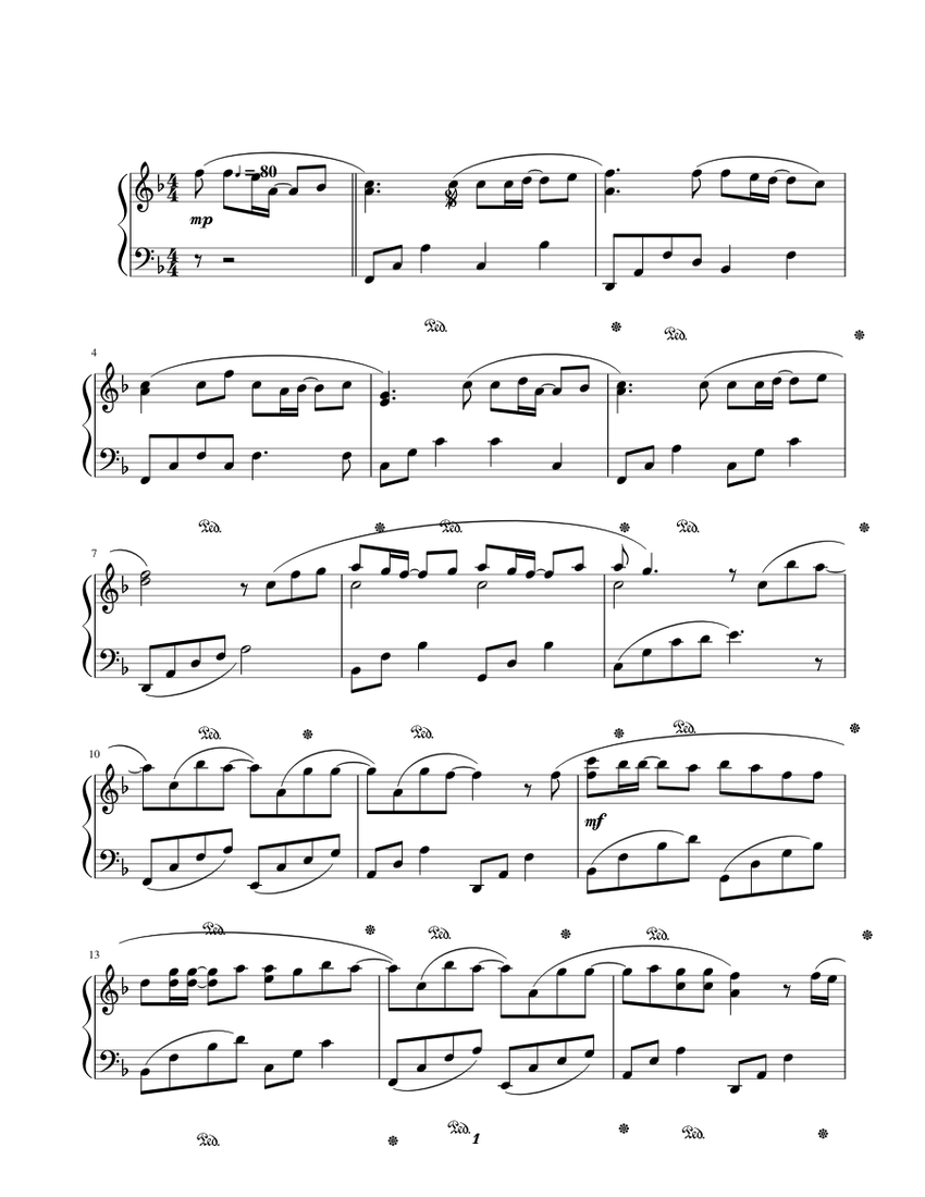 Love paradise - Kelly Chan - piano tutorial