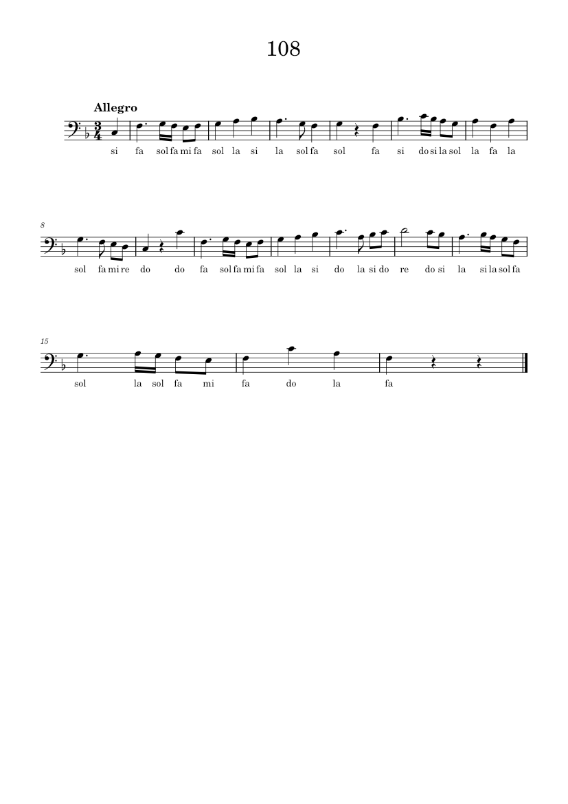 108 Sheet music for Piano (Solo) Easy | Musescore.com