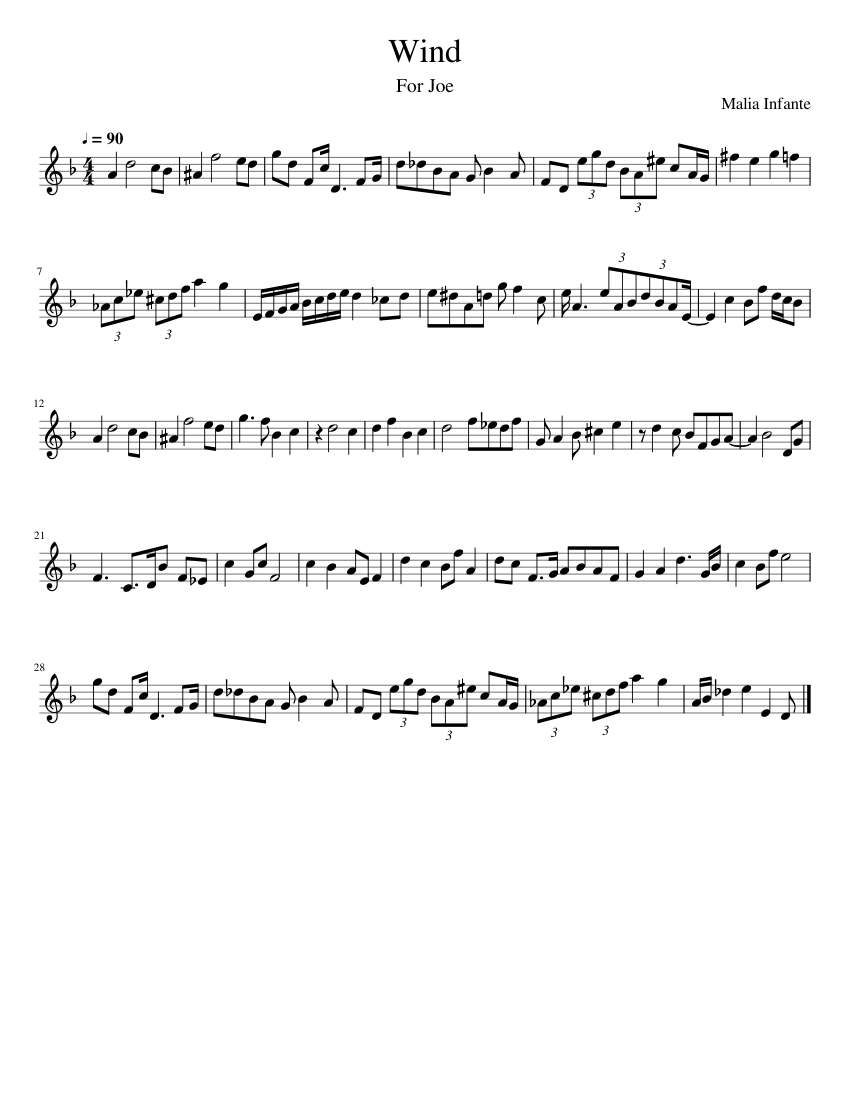 Wind Sheet music for French horn (Solo) | Musescore.com