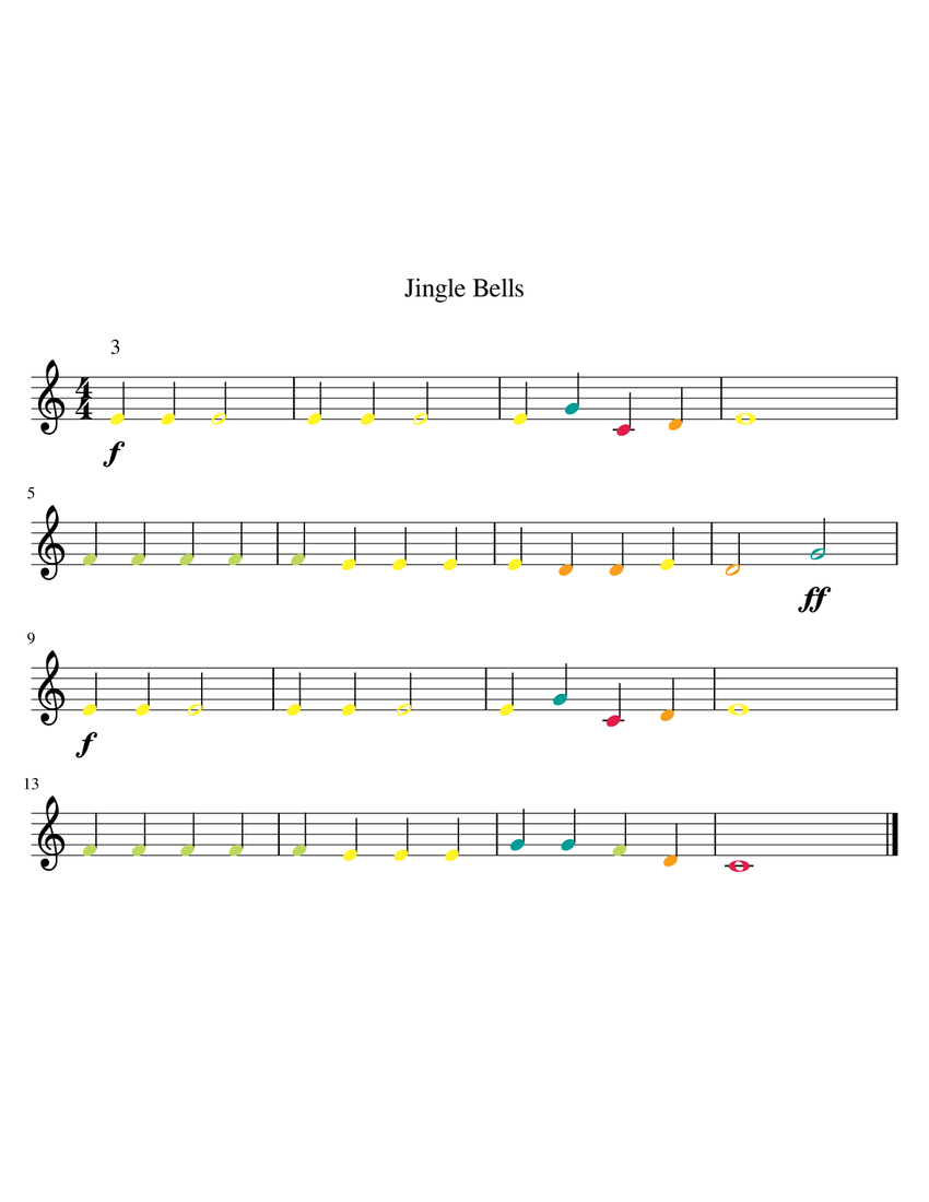 Jingle Bells Sheet music for Piano (Solo) | Musescore.com