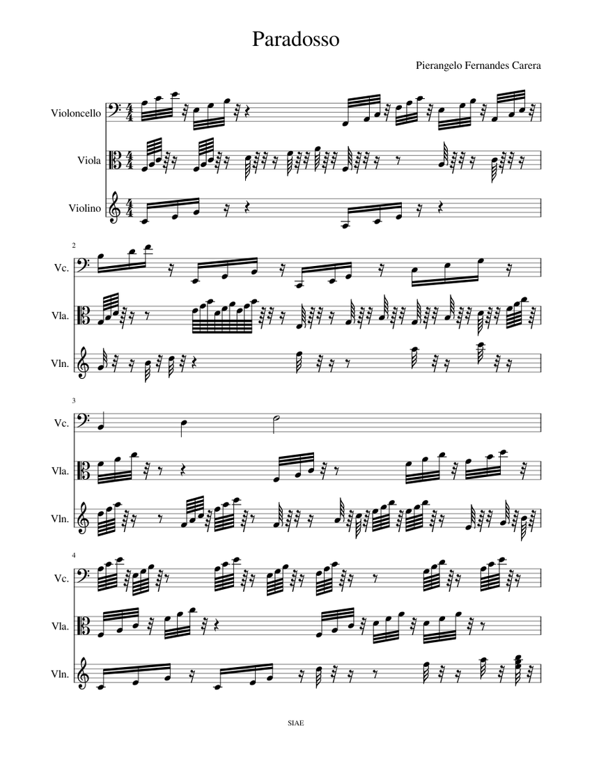 Paradosso - piano tutorial