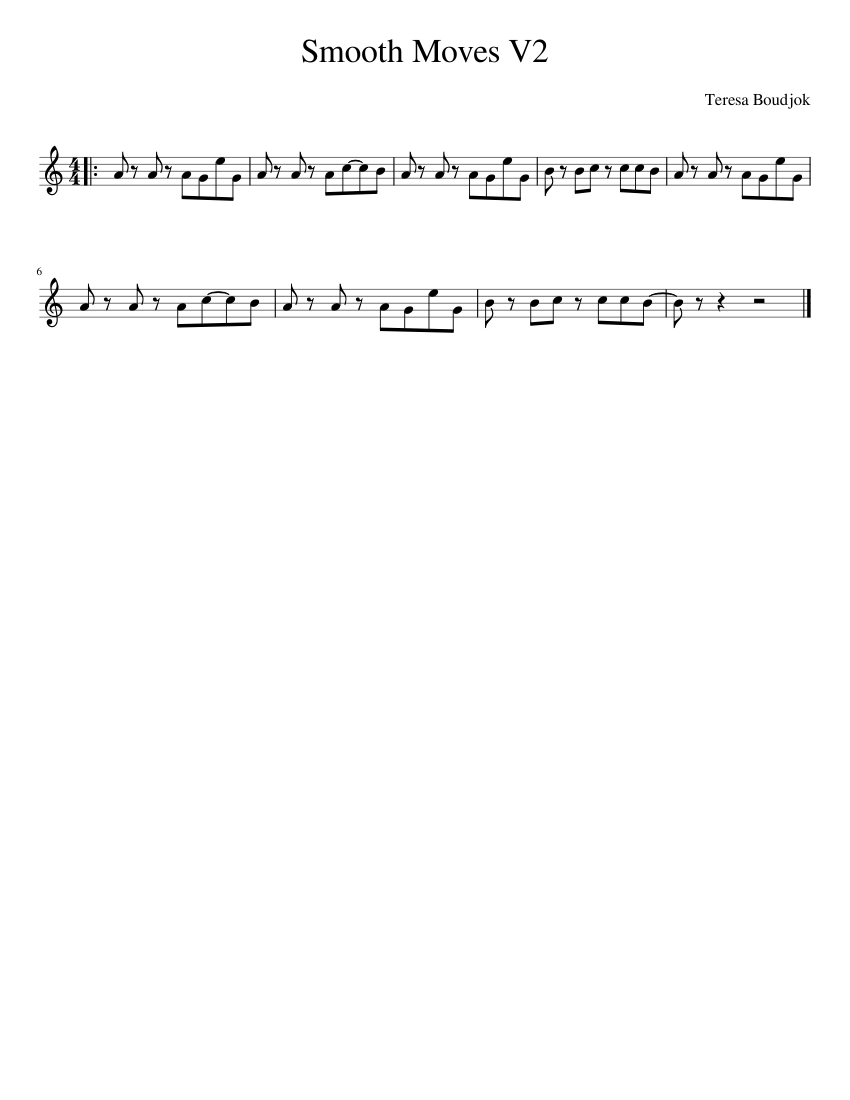 Smooth_Moves_V2 Sheet music for Piano (Solo) | Musescore.com
