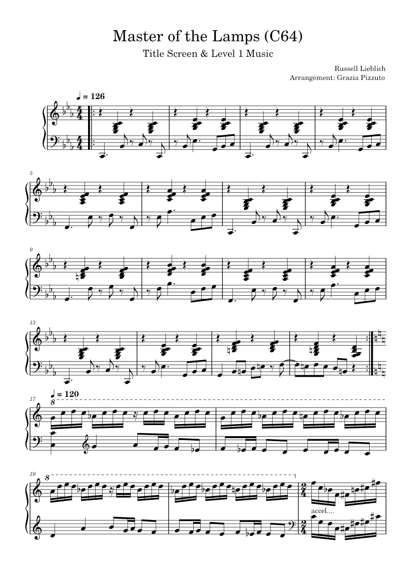 Master of the Lamps – Russell Lieblich Title Screen & Level 1 Music ...