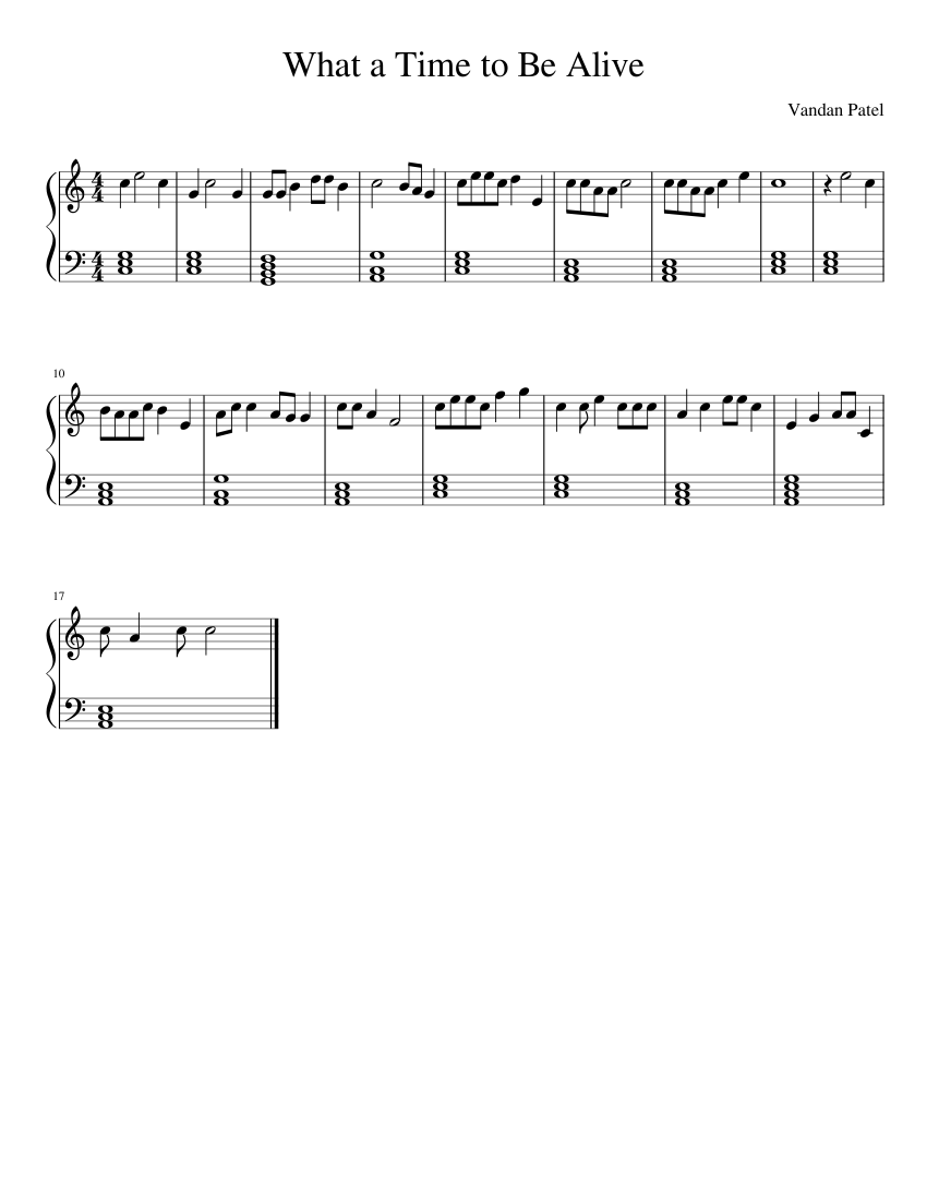 Vandan Patel Sheet music for Piano (Solo) | Musescore.com