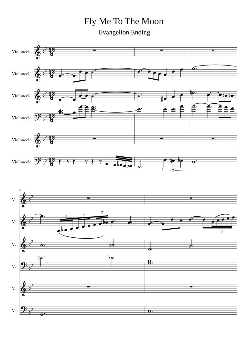 Fly Me To The Moon – Frank Sinatra Evangelion Fly Me To The Moon ...