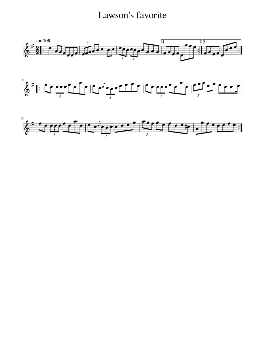 Lawson's favorite - piano tutorial