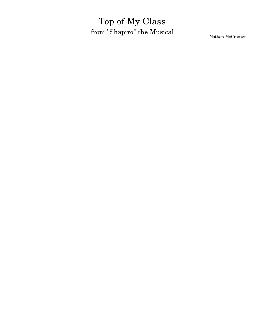 Top_of_My_Class Sheet music for Piano, Trombone, Tuba, Vocals & more ...