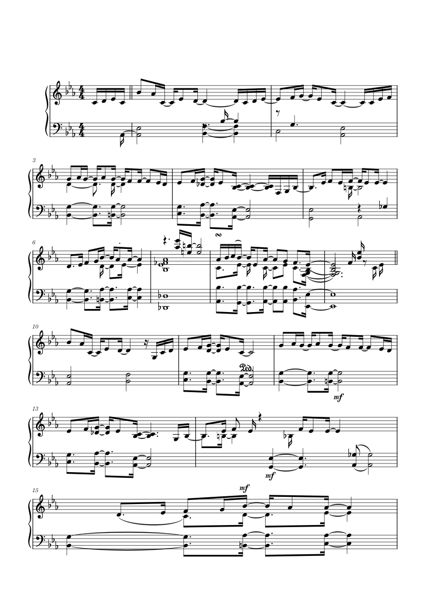Tribute – Dave Weckl Sheet Music for Piano (Solo) | MuseScore.com