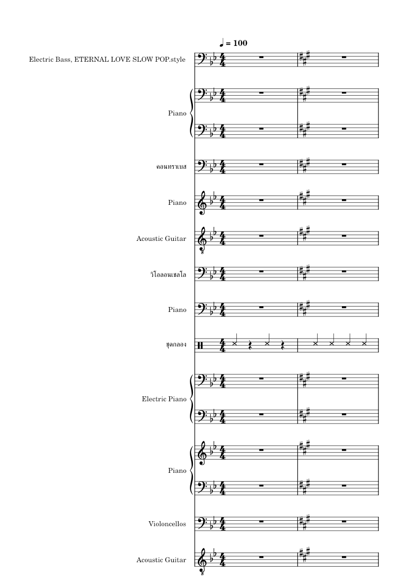 Eternal Love OST. The Healer ETERNAL LOVE COVER BY TOMMY2512 Sheet ...