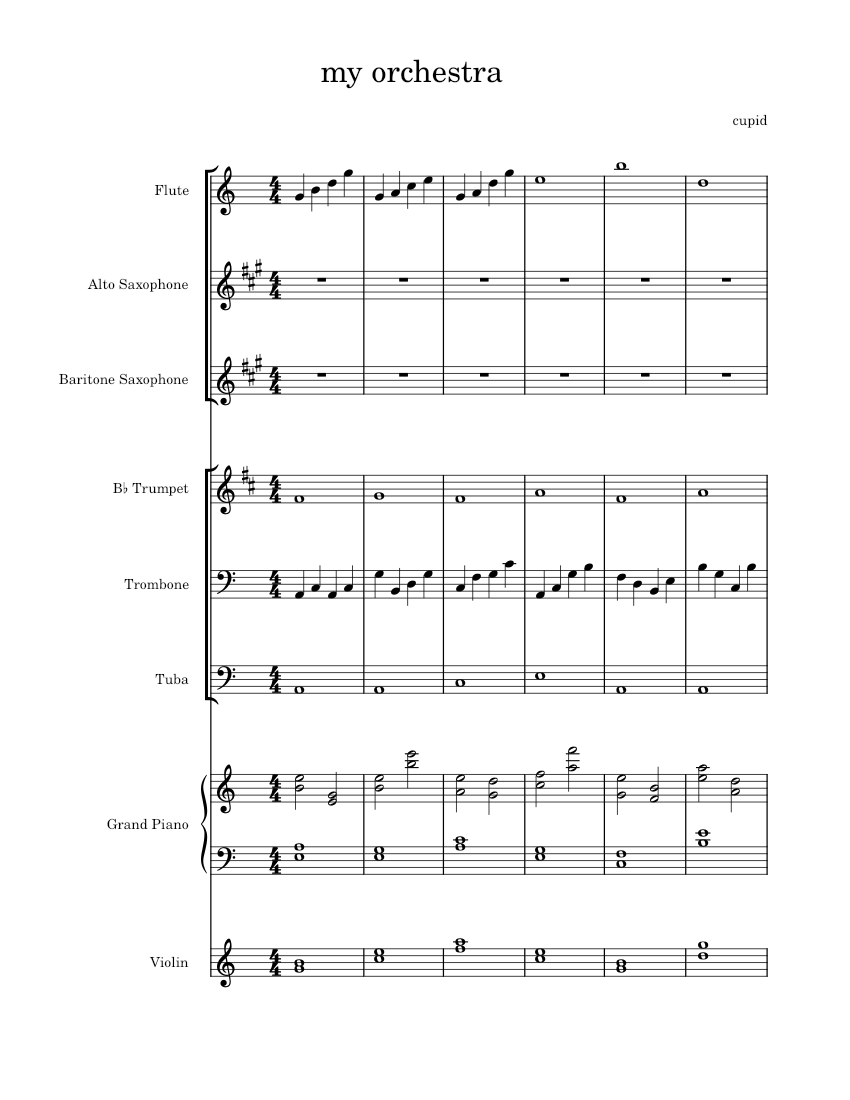 my orchestra - piano tutorial