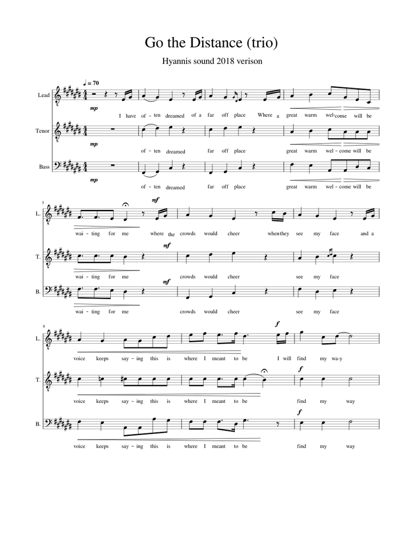 Go The Distance – Alan Menken - piano tutorial