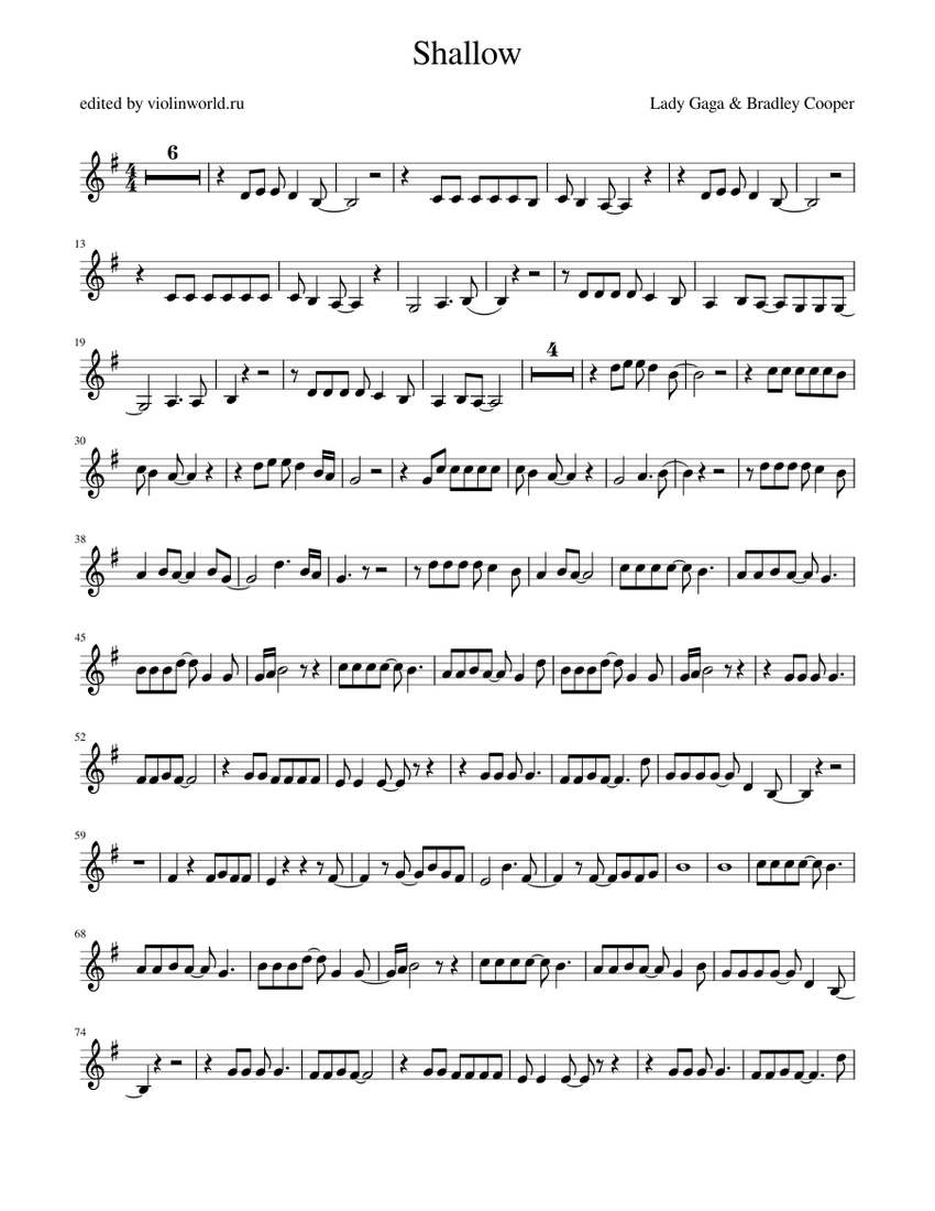 Shallow - piano tutorial