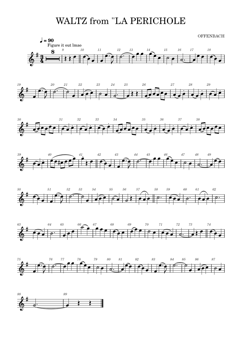 WALTZ from "LA PERICHOLE" – Jacques Offenbach WALTZ_from__LA_PERICHOLE ...