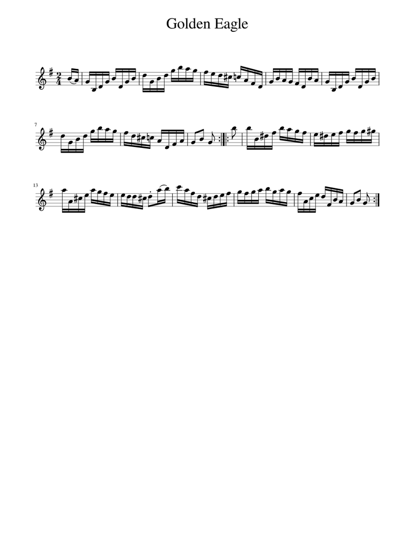 Golden Eagle Sheet music for Piano (Solo) | Musescore.com
