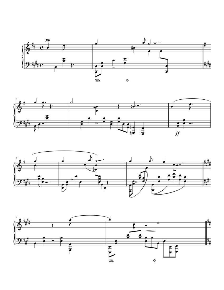 Paganini variations Sheet music for Piano (Solo) | Musescore.com