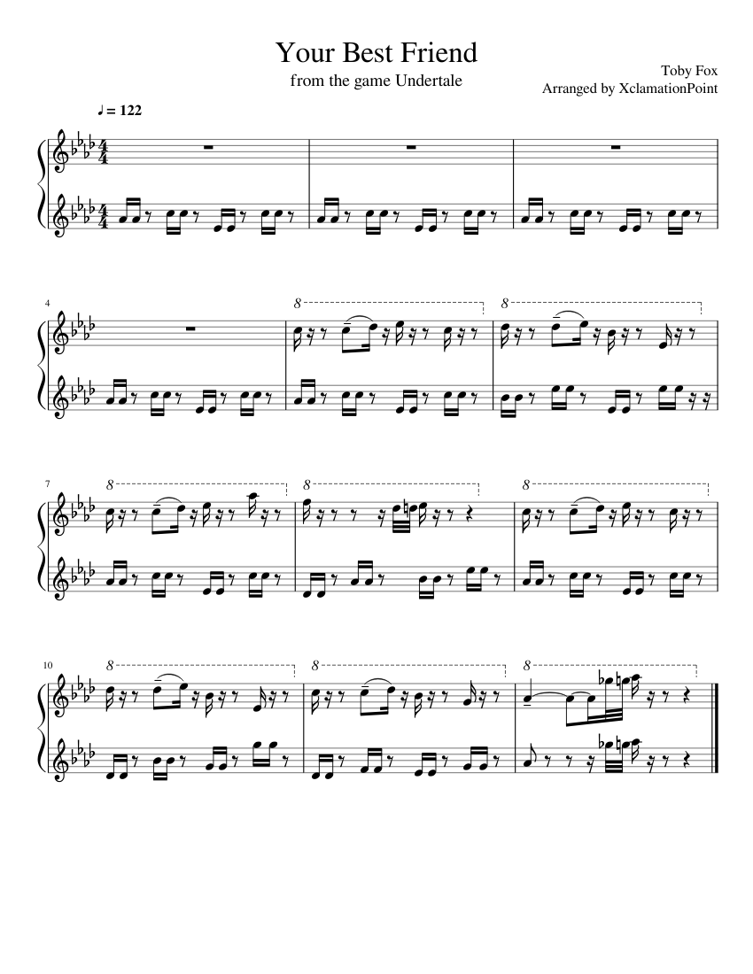 Your Best Friend Sheet music for Piano (Solo) | Musescore.com