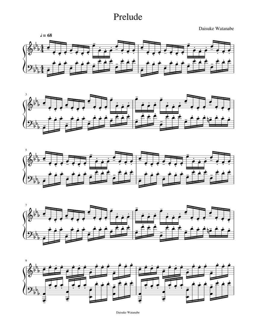 Prelude Sheet music for Piano (Solo) | Musescore.com