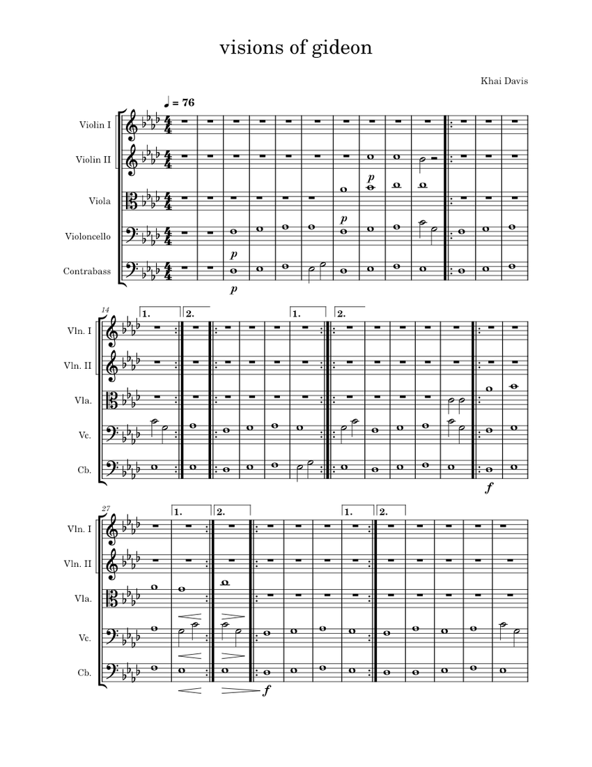 Visions of gideon – Sufjan Stevens Visions of Gideon Sheet music for ...