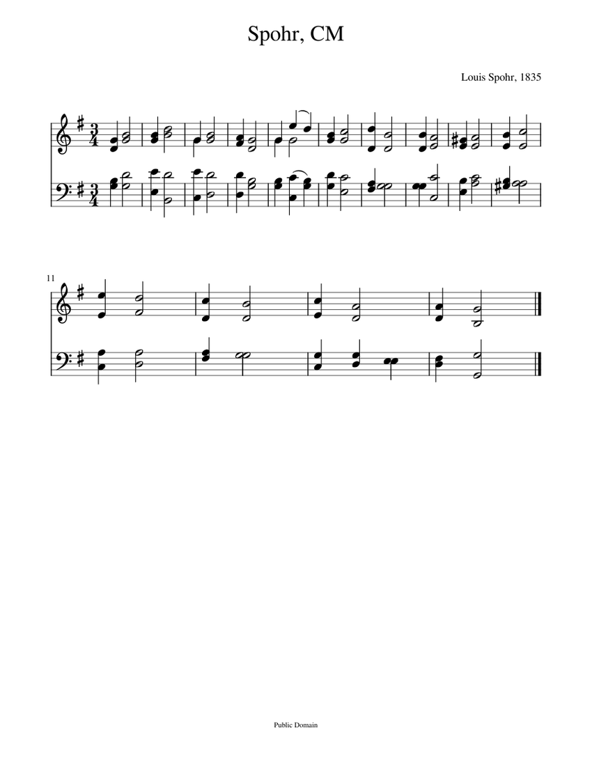 SPOHR (Spohr 53351) - Louis Spohr Sheet music for Piano (Piano Duo ...