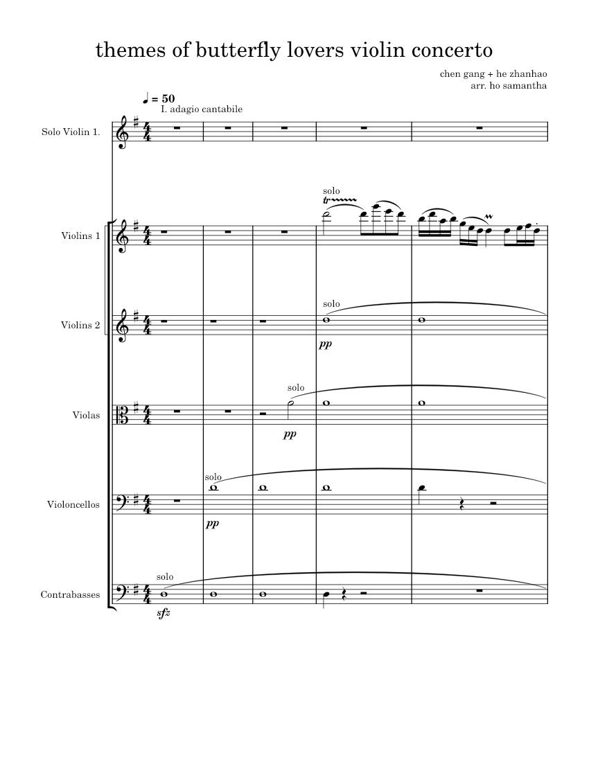 Butterfly Lovers Violin Concerto – He Zhanhao, Chen Gang themes of the butterfly lovers concerto ...