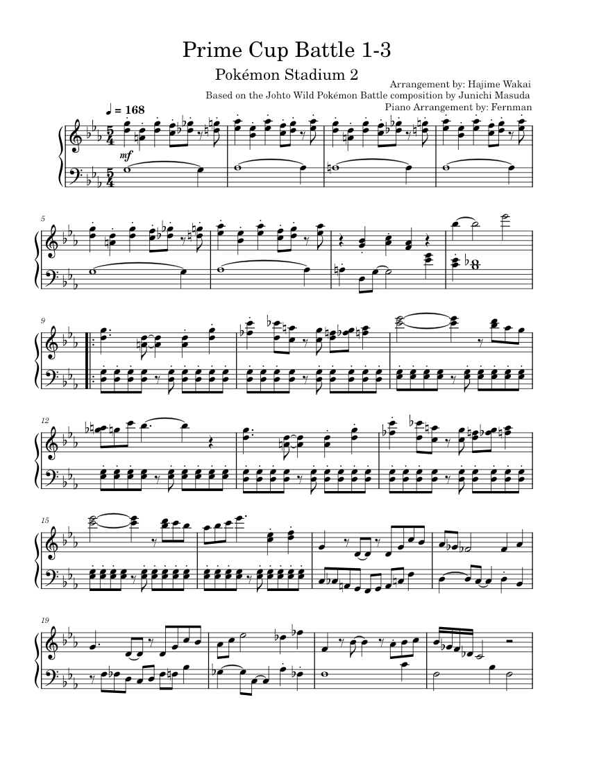 Prime Cup Battle 1-3 Pokemon Stadium 2 – Misc Computer Games Sheet ...