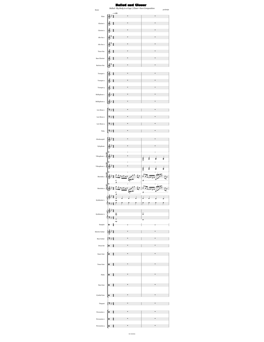 Ballad Sheet music for Trombone, Euphonium, Tuba, Mellophone & more ...