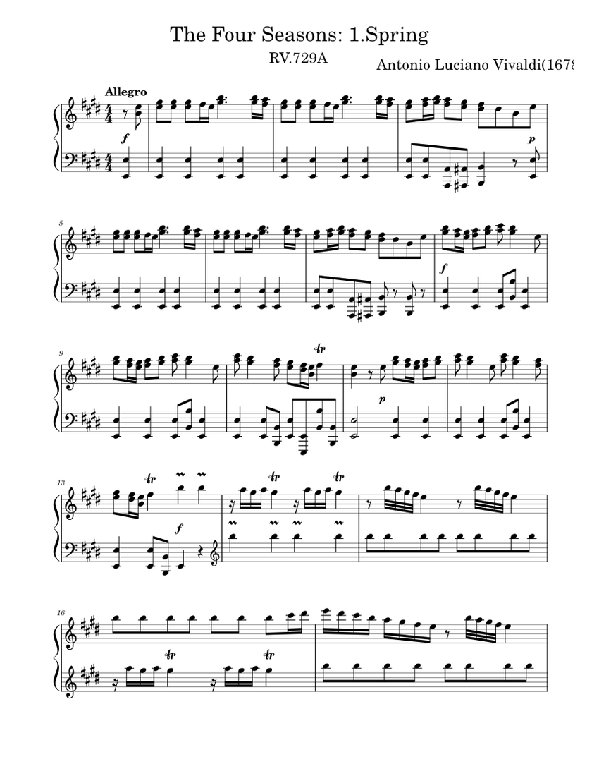 The four seasons - spring – Antonio Vivaldi Vivaldis_Spring_from_the ...