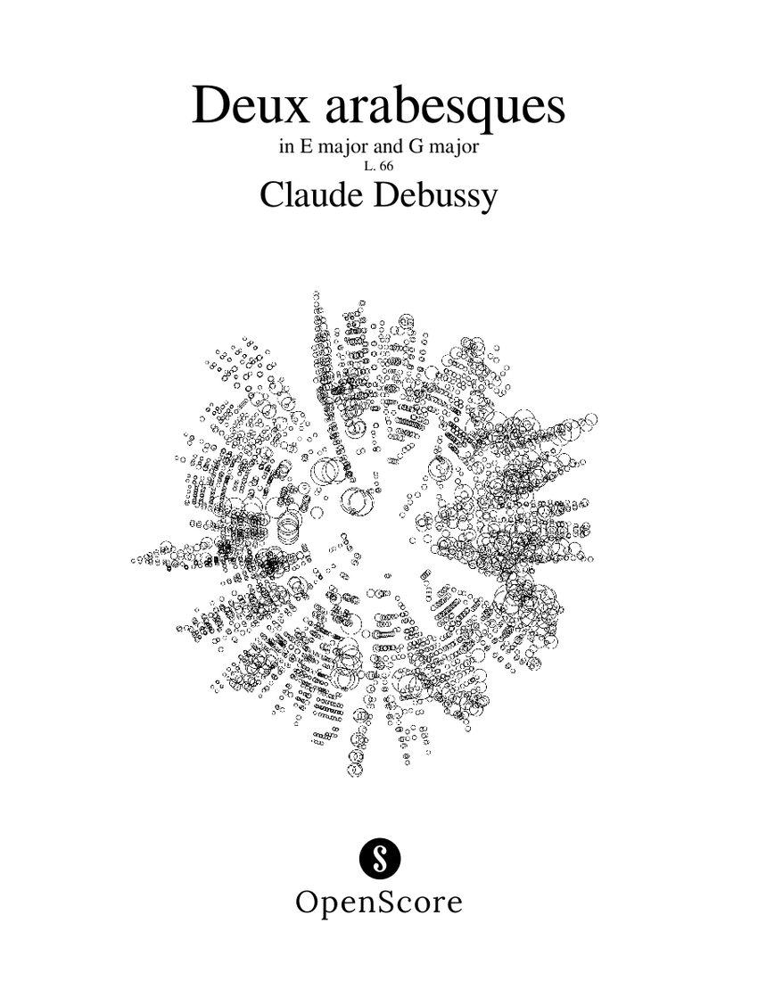 Deux Arabesques No. 1 – Claude Debussy Debussy - Deux arabesques Sheet music for Piano (Solo ...
